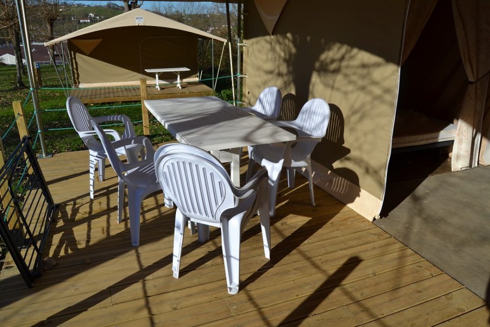 Terraza | Camping, les terrasses de Xapitalia